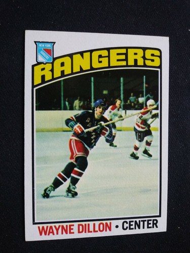 1976-77 Topps Hockey Card # 9 Wayne Dillon New York Rangers (EX) | eBay