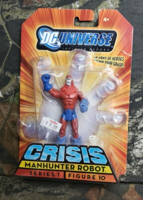 DC Universe Crisis Manhunter Robot Series 1 Figure 10 Collectibles Rare ...