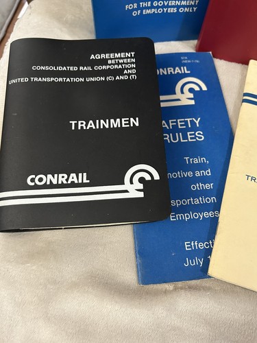 Conrail Assorted Rule Books , Timetable, Hazardous Materials, Etc. 1979 ...