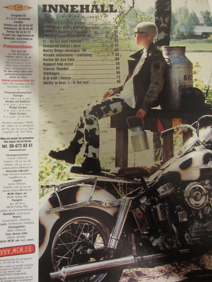MCM Magazine Nr 6 1999 Del 3: Projekt Custom 2000 Rapport Fran Styret ...