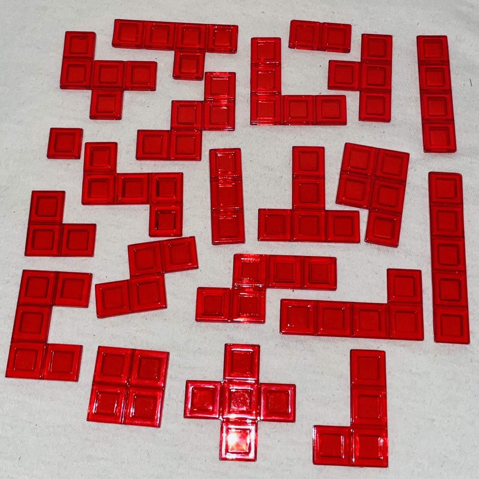 Mattel BLOKUS Replacement parts - FULL SET OF 21 RED PIECES | eBay