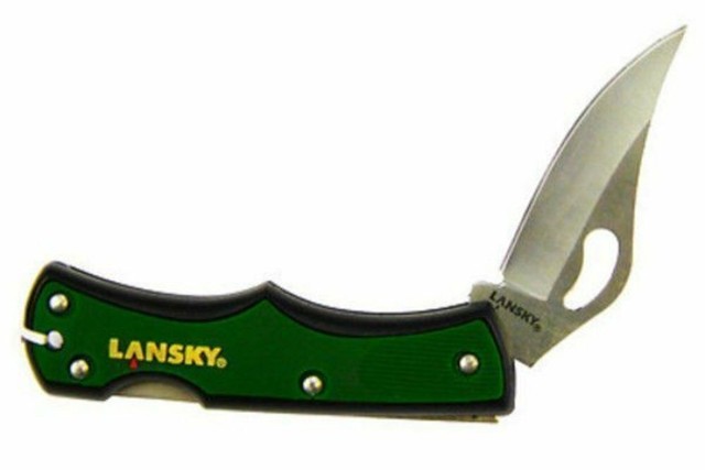 Lansky Lockback Folding Pocket Knife 2 Green 1 Orange STIHL for sale ...