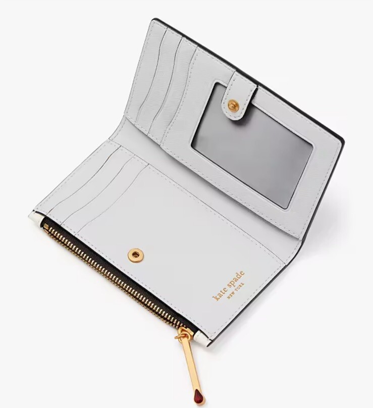 NWT Kate Spade Morgan Matchbox Embossed Small Slim Bifold Wallet | eBay