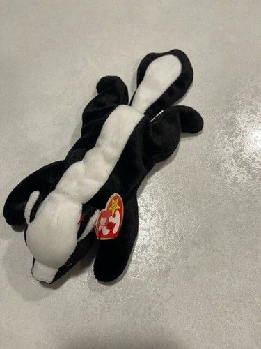 TY BEANIE BABIES BABY COLLECTION Rare Obsolete STINKY The Skunk ...