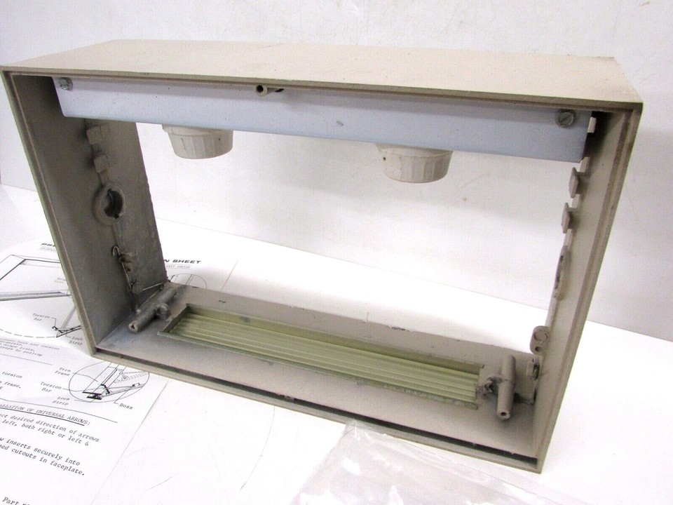 PRESCOLITE 71200 SINGLE SIDED EXIT SIGN LIGHT, 120VAC, RED LENS | eBay