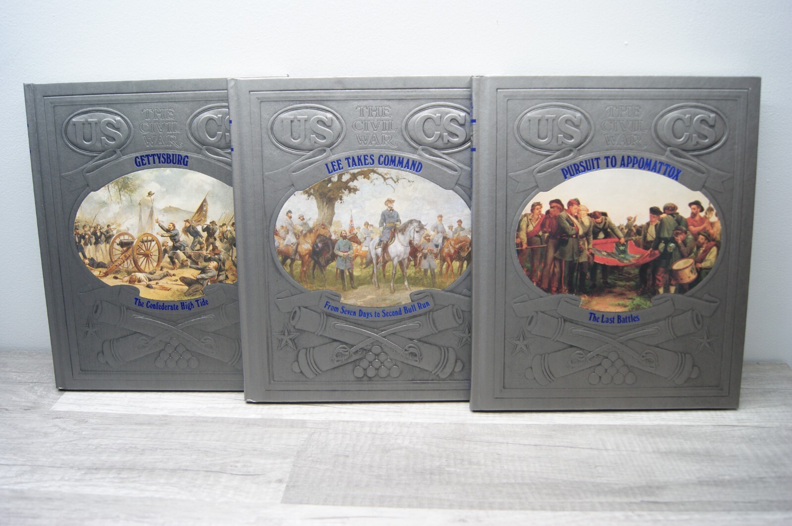 Time Life Books THE CIVIL WAR Boxed Set/3 Volumes Gettysburg/Appomattox ...