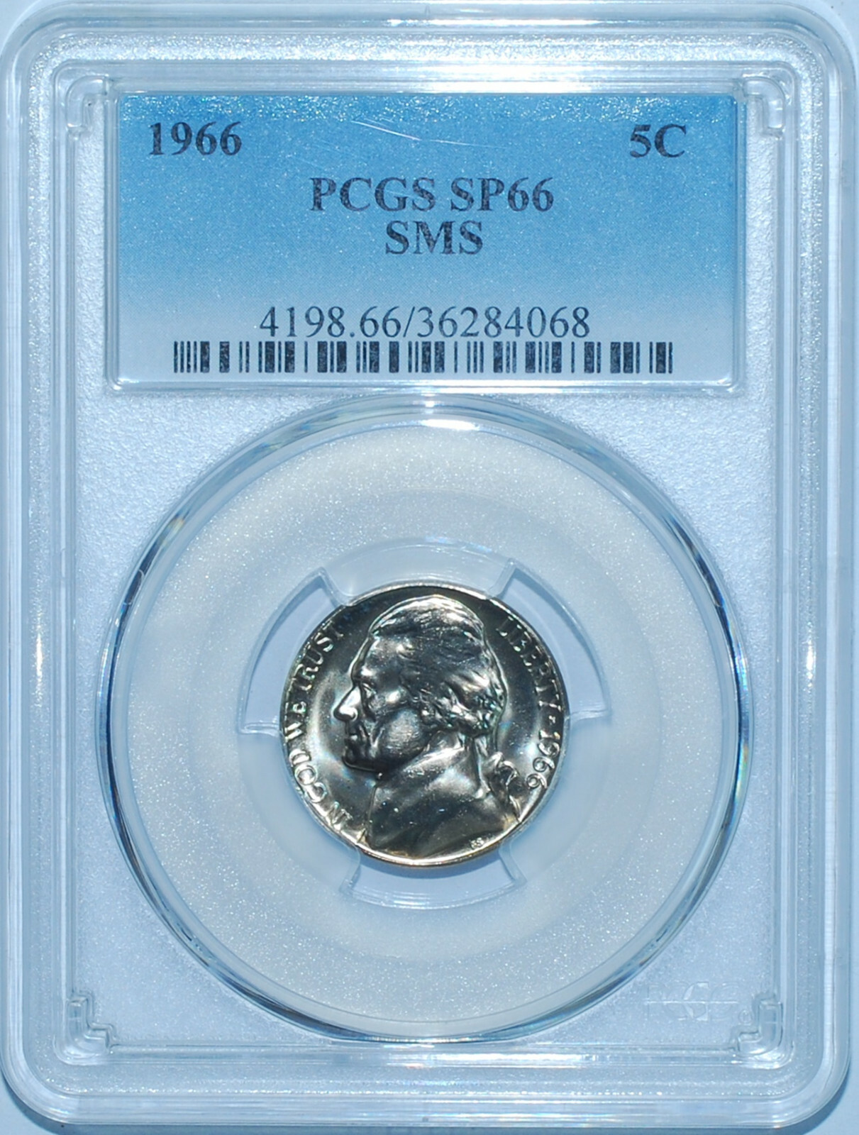 1966 PCGS SMS MS66 SP66 Jefferson Nickel | eBay