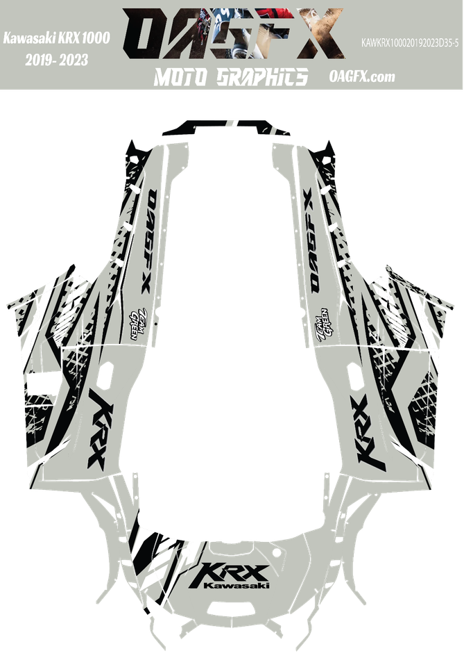 2019 - 2023 Kawasaki Teryx KRX 1000 Graphic Kit - Pro Edition D52-5 ...