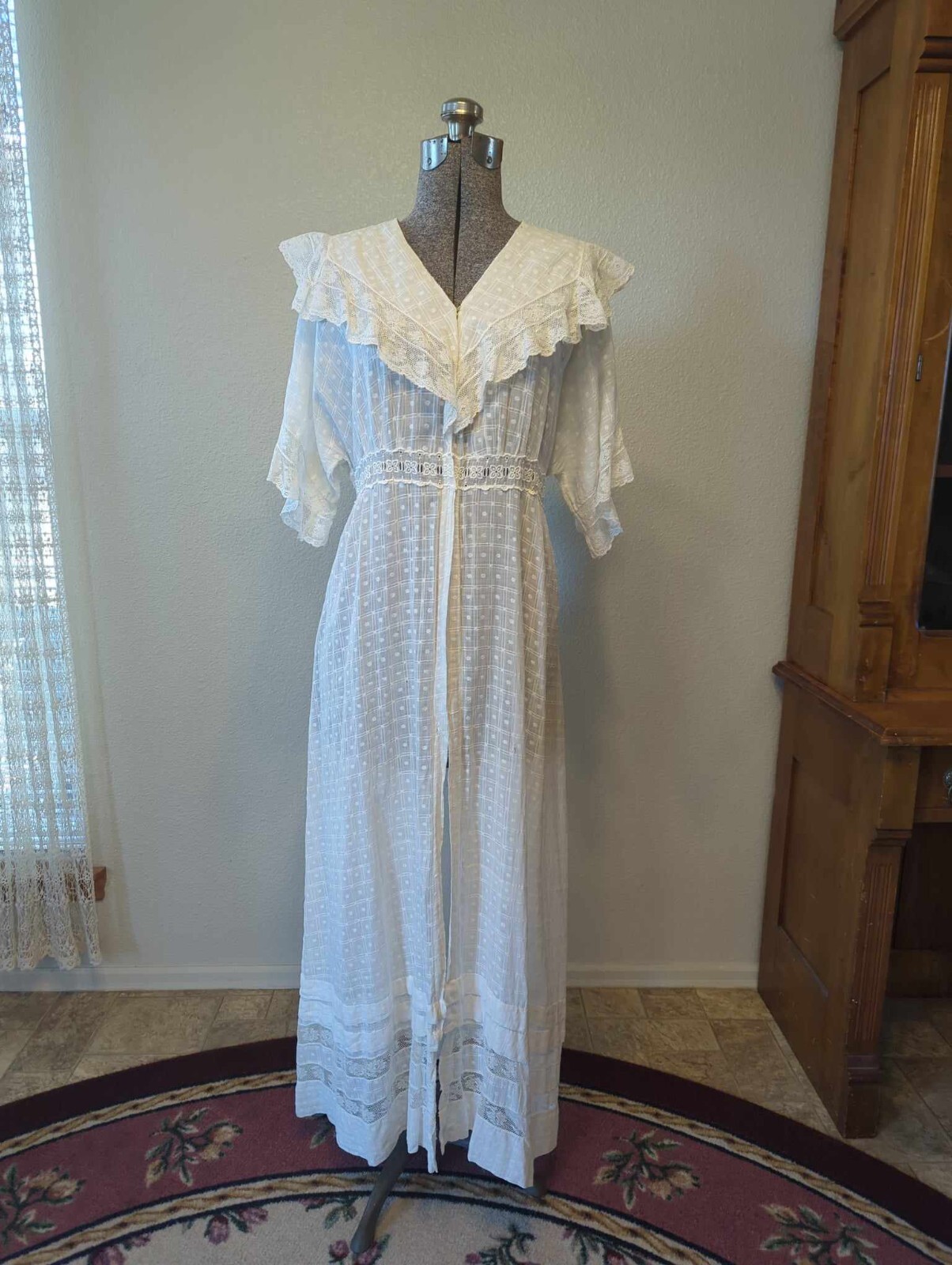 Antique 1912 19teens White Cotton Wrapper, Antique Wr… - Gem