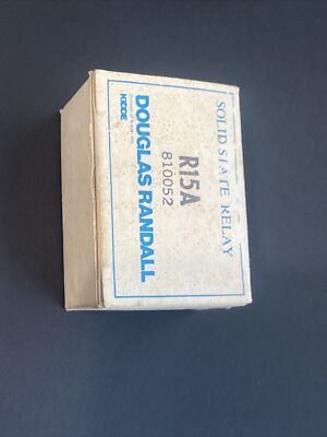Douglas Randall Solid State Relay R15A 810052 New In Box | eBay