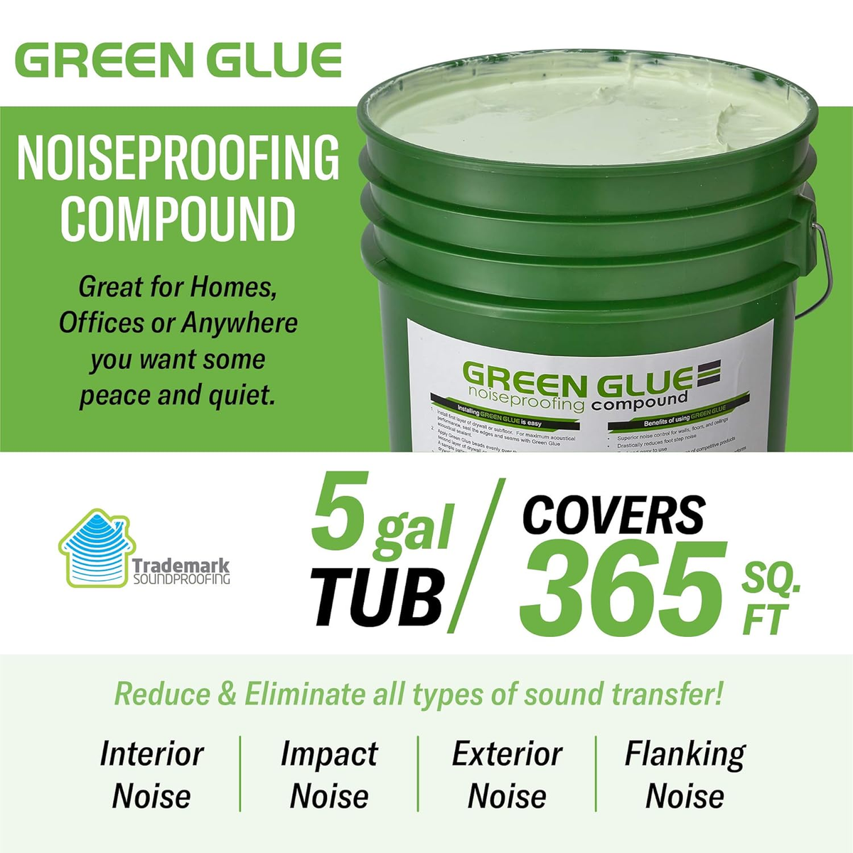 Sound Proofing Materials TMS Acoustical Soundproofing Caulk - 29oz ...