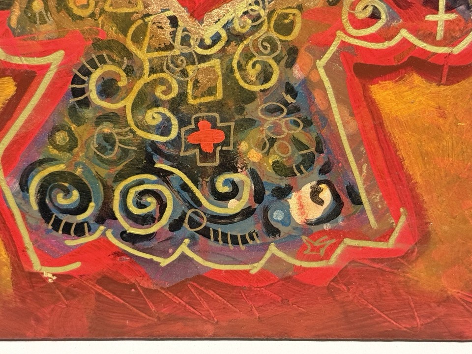 Renowned Taos Artist Mark Lewis Wagner “Spirit Bird #53” Signed On ...