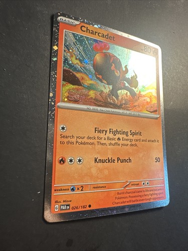 2023 Pokémon S&V Paradox Rift COSMIC Holographic Holo Charcadet 26 /193 ...