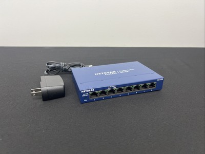 NETGEAR GS108 ProSafe (GS108-400NAS) 8 Port Standalone Gigabit Ethernet ...