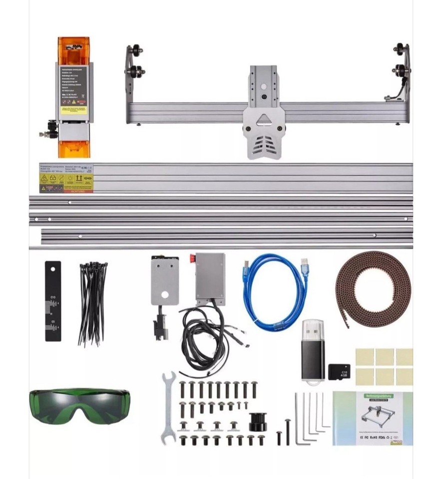 C5 Laser Engraver ,10W Laser Engraving Cutting Machine For Wood ...