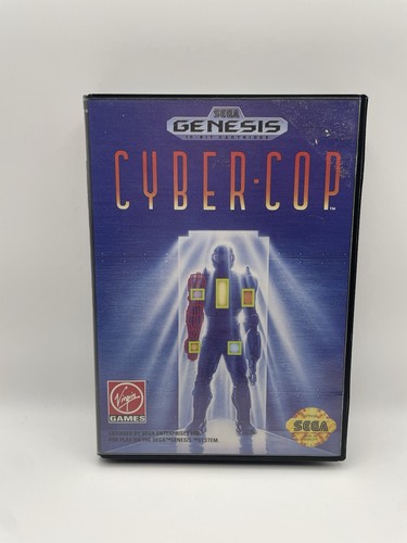 Cyber-Cop Sega Genesis Game CIB WITH REPRODUCTION MANUAL - UNTESTED | eBay