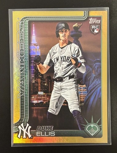 2025 Topps Series 2 - Duke Ellis #599 Big Apple Gold Rainbow Foilboard ...
