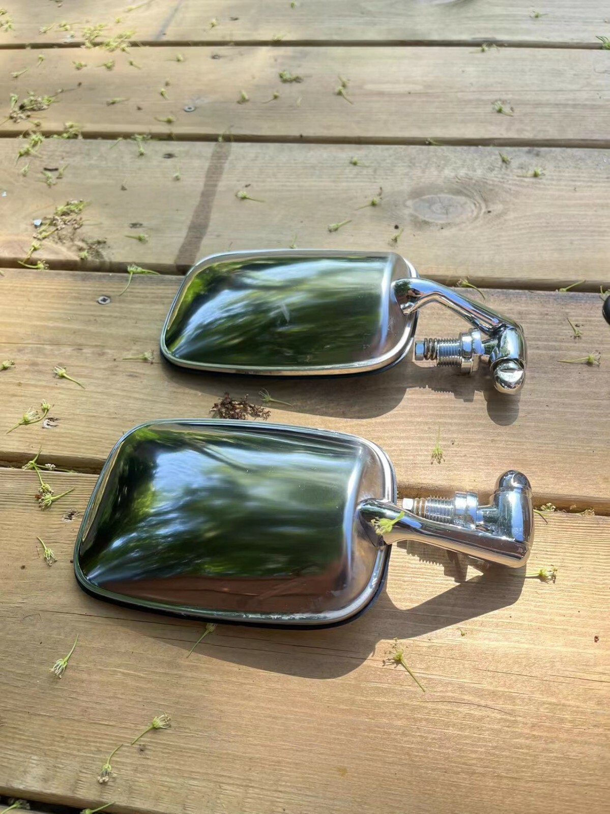 Classic VW Car Door Mirrors Chrome MIRROR FOR VOLKSWAGEN BEETLE 1968-79 ...