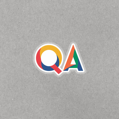Colorful QA Logo Sticker - Vibrant Quality Assurance Emblem Decal #5994 ...