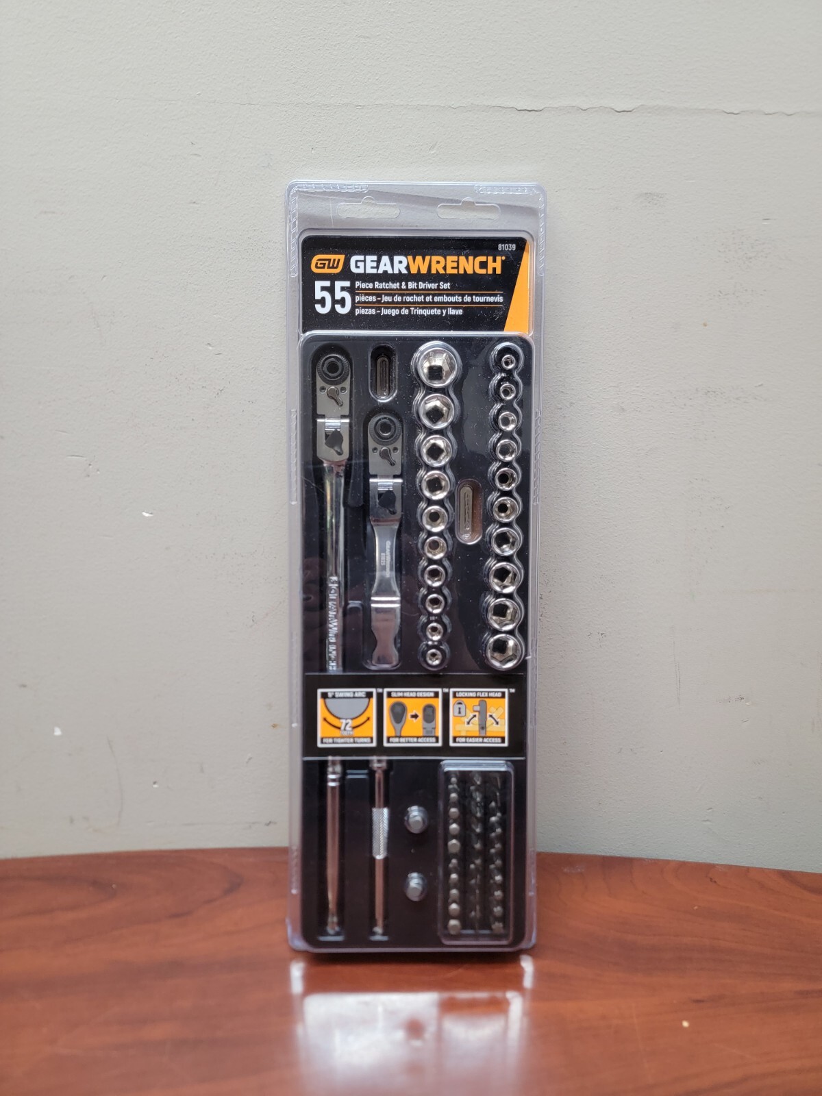 GEARWRENCH 81039 Mechanics Tool Set 55pc Ratchet & Bit Driver Set | eBay