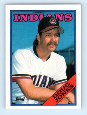1988 Topps #293 Doug Jones Pitcher Rookie Cleveland Indians FREE ...