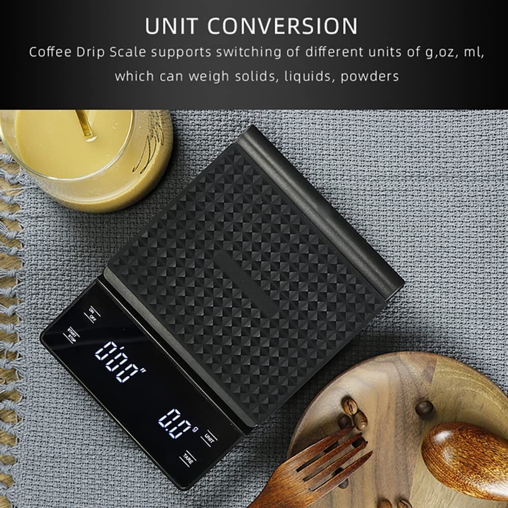 Digital Electric Kitchen Scales Coffee Food Scale Timer High-precisions ...