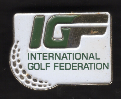 INTERNATIONAL GOLF FEDERATION (IGF) PIN | eBay