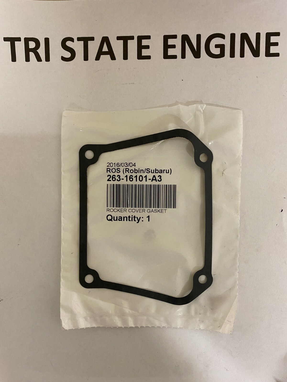 VALVE COVER GASKET OEM SUBARU, ONAN, 263-16101 ROBIN EH720 EH722 EH65 ...