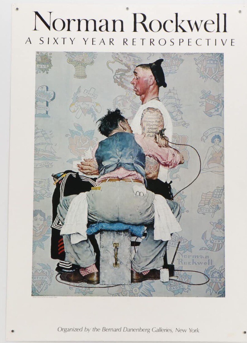 Norman Rockwell Tattoos Rockwell Video Minute: The Tattoo Artist