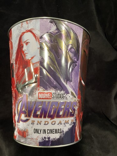 MARVEL STUDIOS AVENGERS ENDGAME POPCORN TIN BUCKET AMC EXCLUSIVE IRON ...
