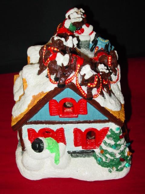 Wee Crafts : "SANTA'S LAST STOP" - Christmas FINISHED Painted Kit ...