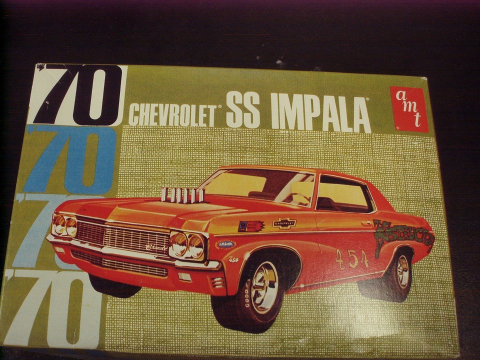 AMT 70 1/25 scale Chevy Impala Pro Street Chassis, PLEASE READ ...