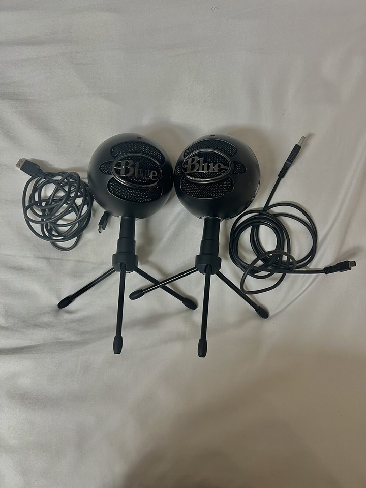 Blue Snowball USB Microphone for PC, Mac, Gaming, Recording, Streaming ...