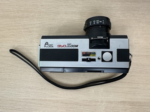 Vintage Pocket Fujica 350 Zoom Fuji 110 Film Camera Japan w/ Strap | eBay