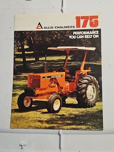Allis Chalmers 175 Tractor Dealer's Sales Brochure Foldout | eBay