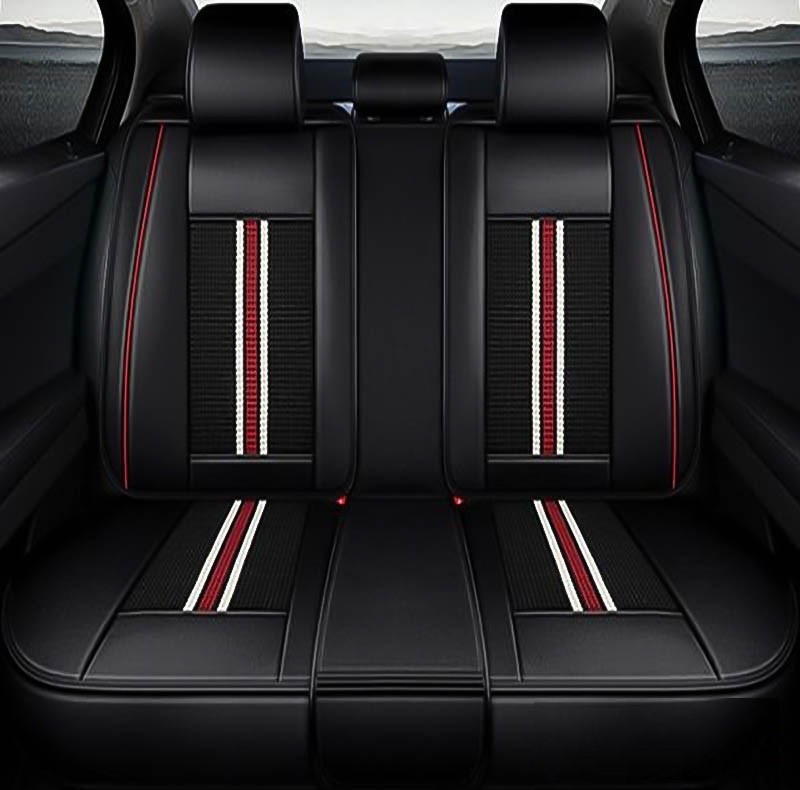 Komplettset Auto Sitzbezug Stoff Kunstleder Für Dacia Duster Logan ...