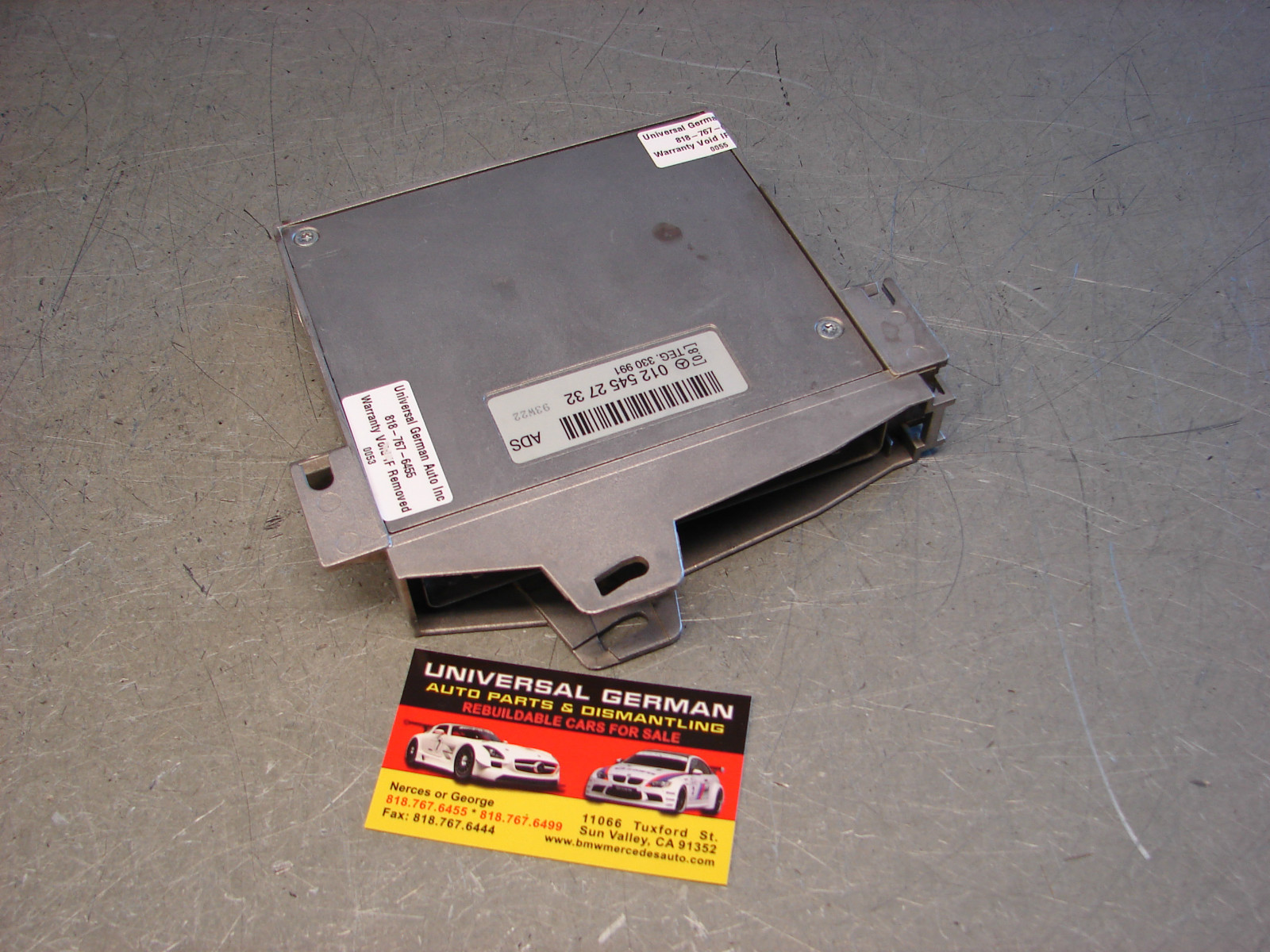 SL600 600SL SL500 ADS SELF LEVELING SUSPENSION ECU UNIT | eBay
