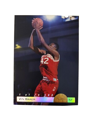 1993 CLASSIC DRAFT PICKS LIMITED PRINT 1/74,500 VIN BAKER # LP-5 ...