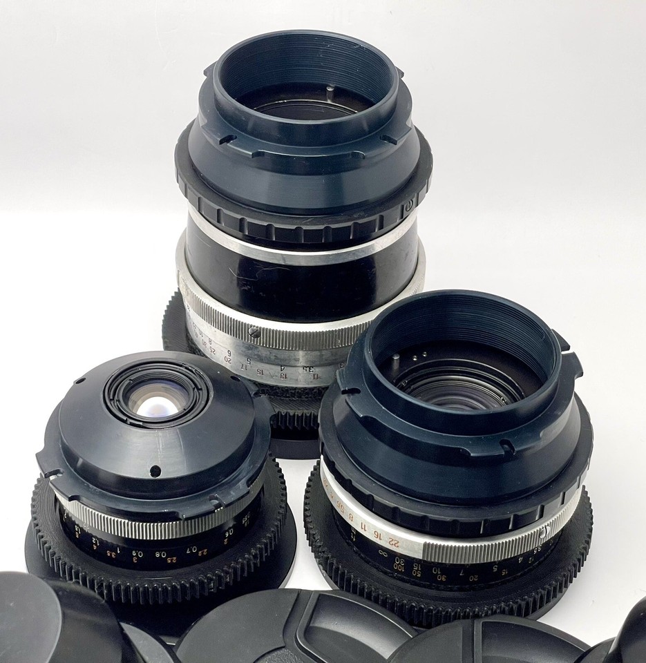 Carl Zeiss 35+80+120mm Lenses Arri PL Mount Arriflex Alexa Ursa F3 F55 ...