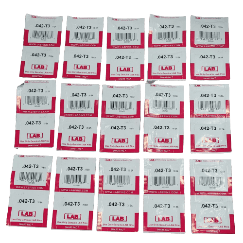 15-PACK Lab Security Universal Replacement Pins .003 Increments Top ...