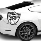 Las Vegas Raider Raiderette Bandanna sticker- Football fan female ...