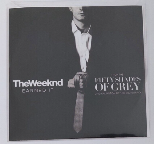 THE WEEKND : EARNED IT (50 NUANCES DE GREY) ♦ X-RARE FRENCH PROMO CD ...