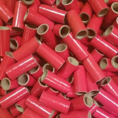 50 Fireworks Red Kraft Tube Firecrackers 3/4" x 2 1/8" x 0.095" | eBay
