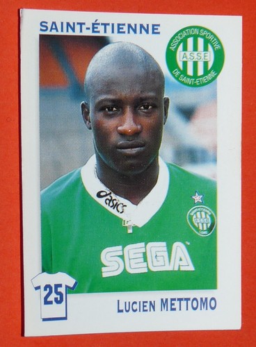 #302 METTOMO AS SAINT-ETIENNE VERTS PANINI FRANCE FOOT 2000 FOOTBALL ...