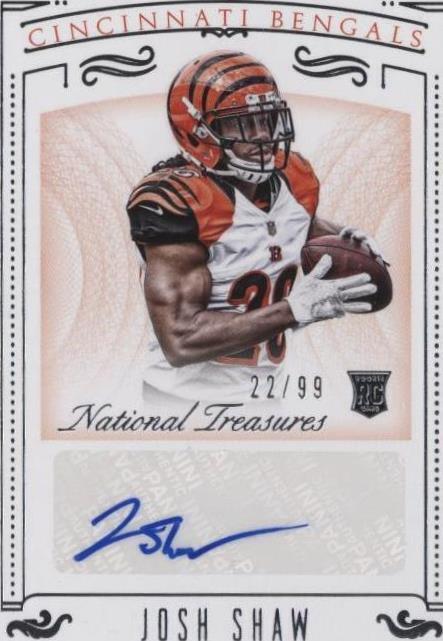 2015 Panini National Treasures - Rookie Signatures Josh Shaw #172 /99 ...