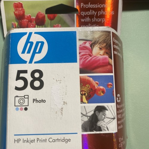Genuine HP 58 Photo Printer Ink Cartridge Sealed - Exp: 01/2009 ...