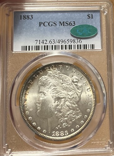 1883 PCGS & CAC MS63 Morgan Silver Dollar | eBay