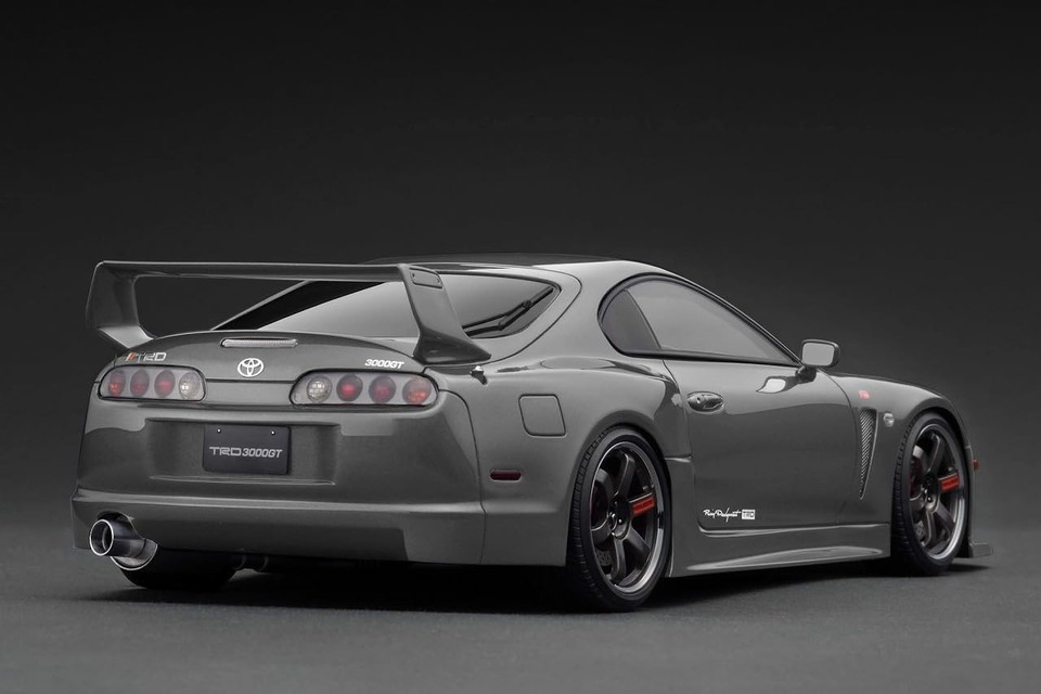 ignition model 1/18 Toyota Supra (A80) TRD 3000GT Gun Metallic IG3601 ...