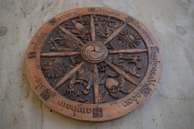 Peter Borda DRYAD Design WHEEL OF THE YEAR ~ 2001 ~ 11" (Celtic) | eBay