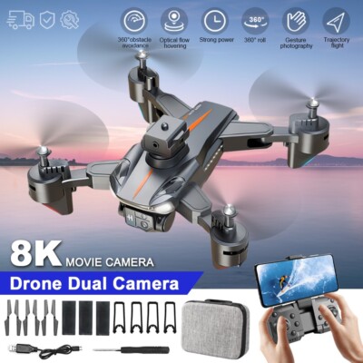 8K Drones With HD Camera Professional 3xBattery WIFI FPV Quadcopter ...